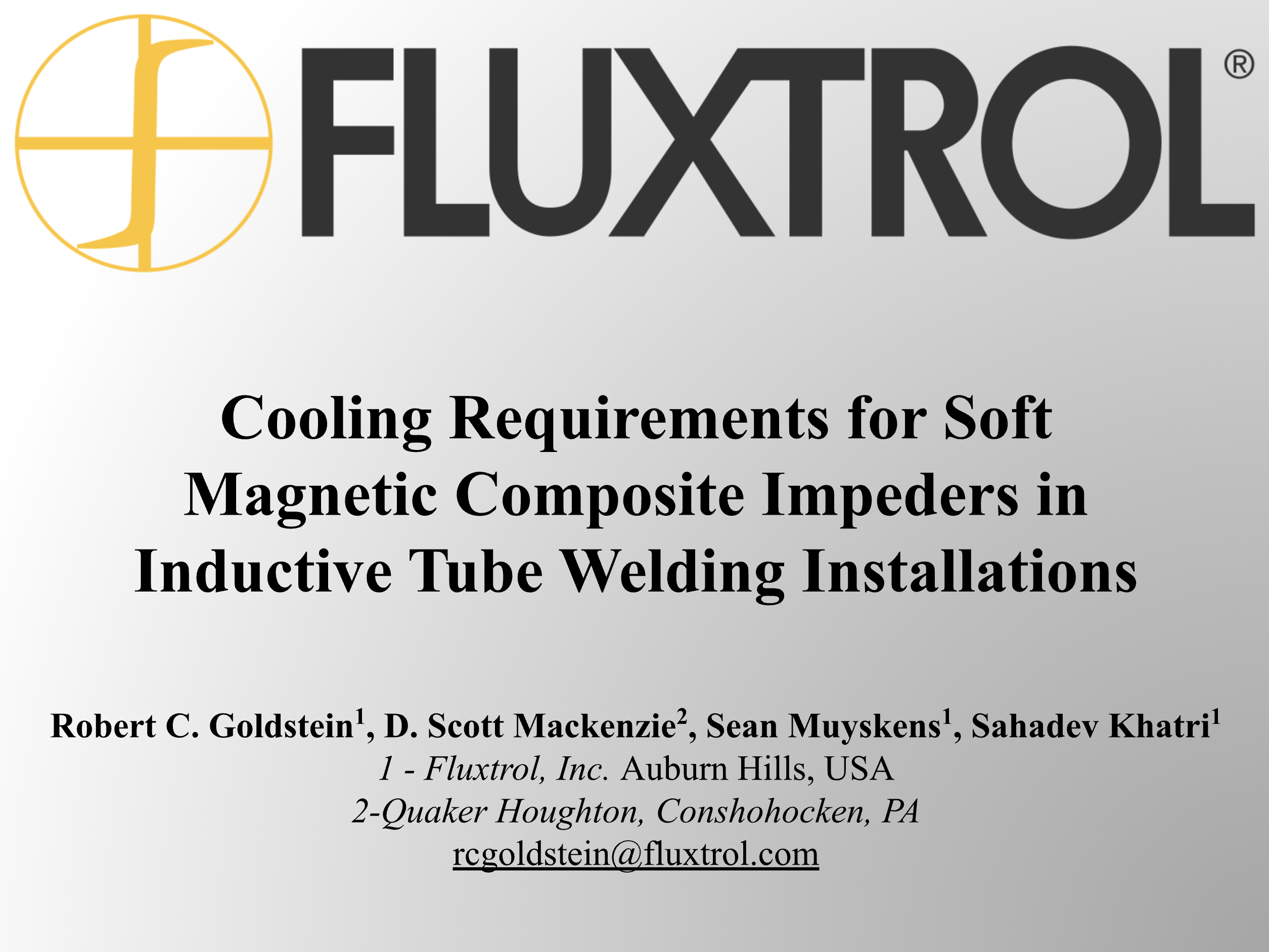 Cooling Requirements for Soft Magnetic Composite Impeders in Inductive ...