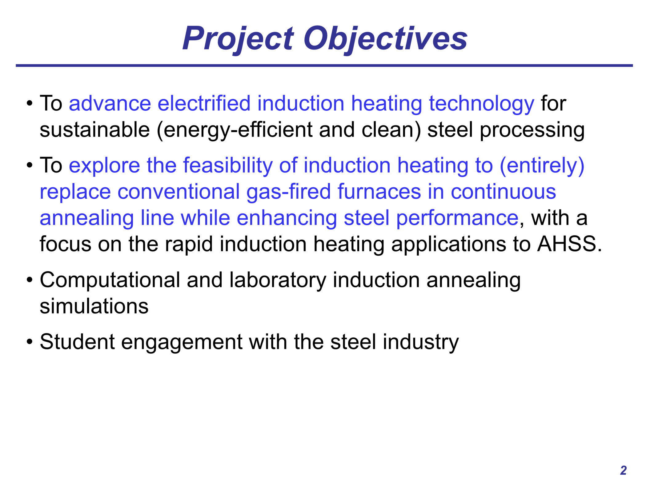 Advancing Induction Heating Technology for Sustainable Processing and ...